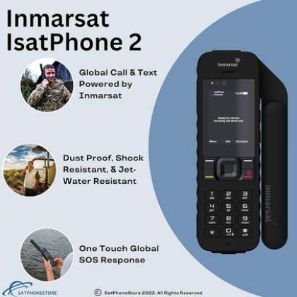 Inmarsat IsatPhone 2 Satellite Phone + PrePay Sim Card