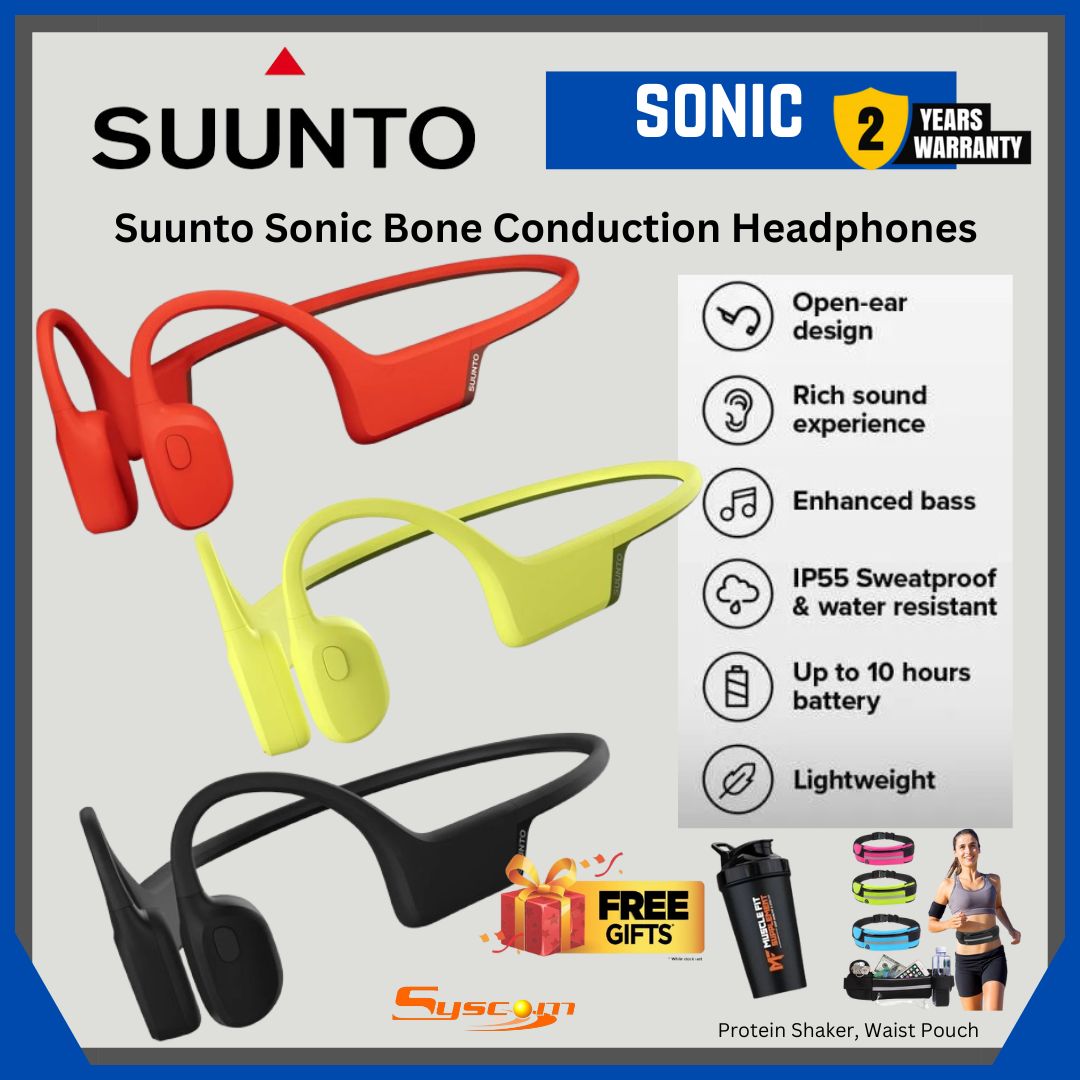 Suunto Sonic Bone Conduction Headphones - With Excellent Sound Quality ...